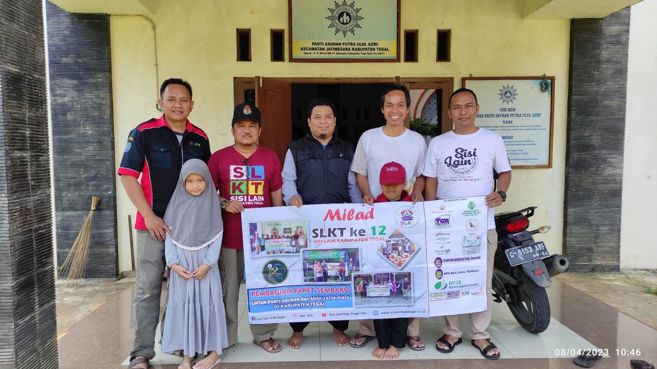 12 TAHUN SLKT, SALURKAN PAKET SEMBAKO KE PANTI ASUHAN – Sisi Lain Kab. Tegal